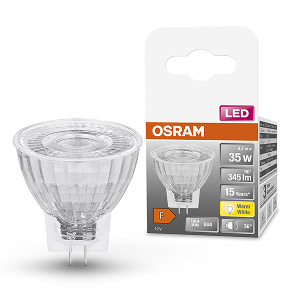 Osram GU4 LED spot | MR11 | 2700K | 4.2W (35W) Osram 123led.nl